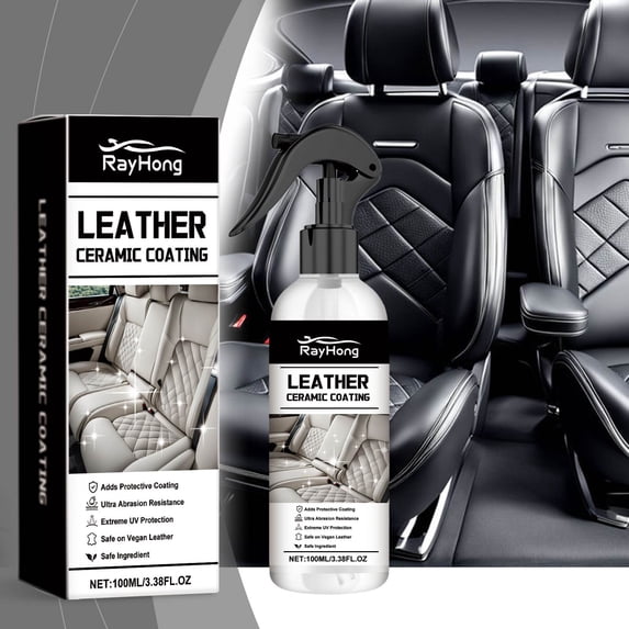 Leather Ceramic Coating for Car Interior Seats, Odorless Water-Based ...
