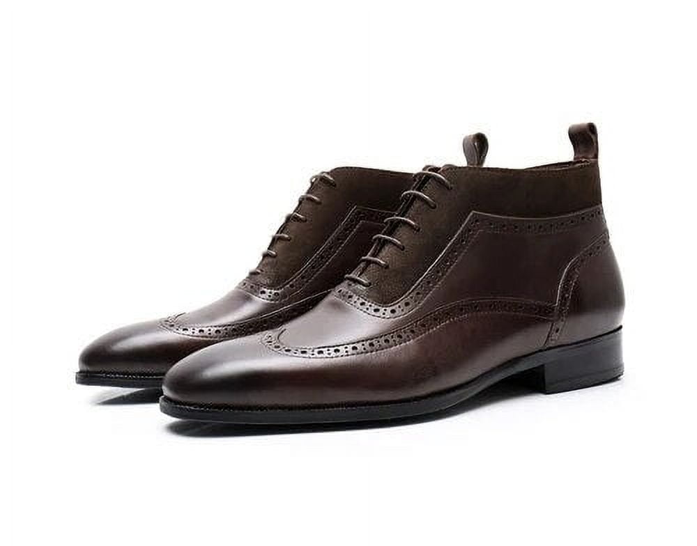 Leather Chelsea Boots Men's Brock Leather Men's Shoes ankle platform ...