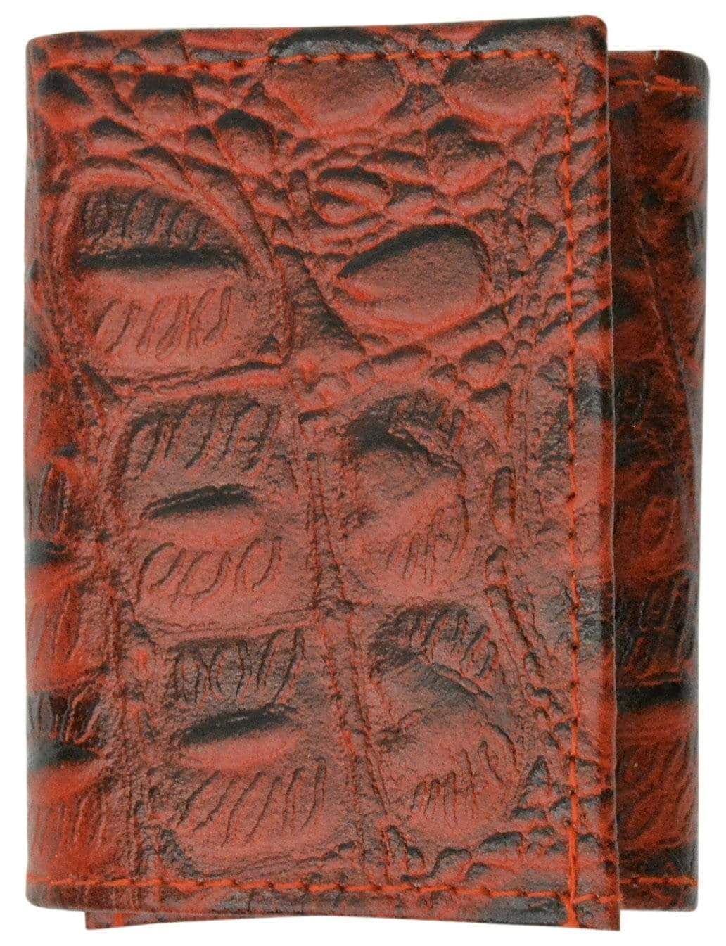 Leather Children Trifold Wallet Kids Aliigator Print 71825 CR - Walmart.com