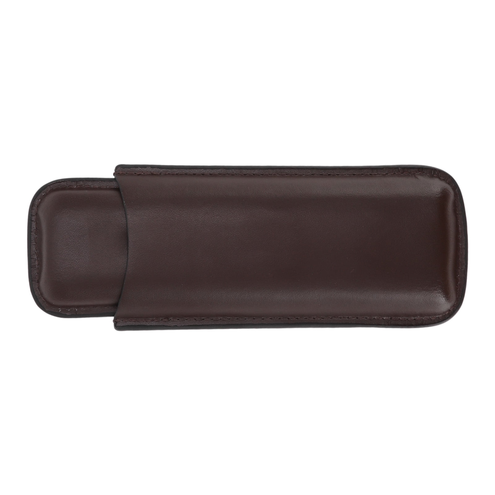 Leather Cigar Case Portable 2 Finger Cigar Holder for Travel Business ...