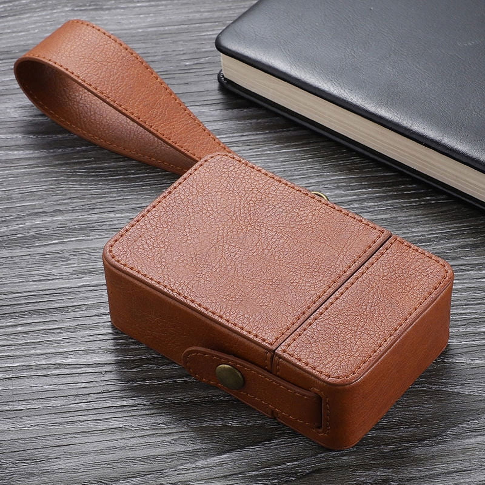 Leather Cigar Cigarettes Cases, Anti-Pressure, Anti-DropTobacco Holder ...