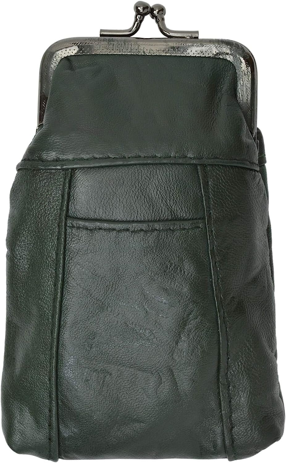 Leather Cigarette Case Pack Holder Regular or 100's Lighter Pocket Dark ...