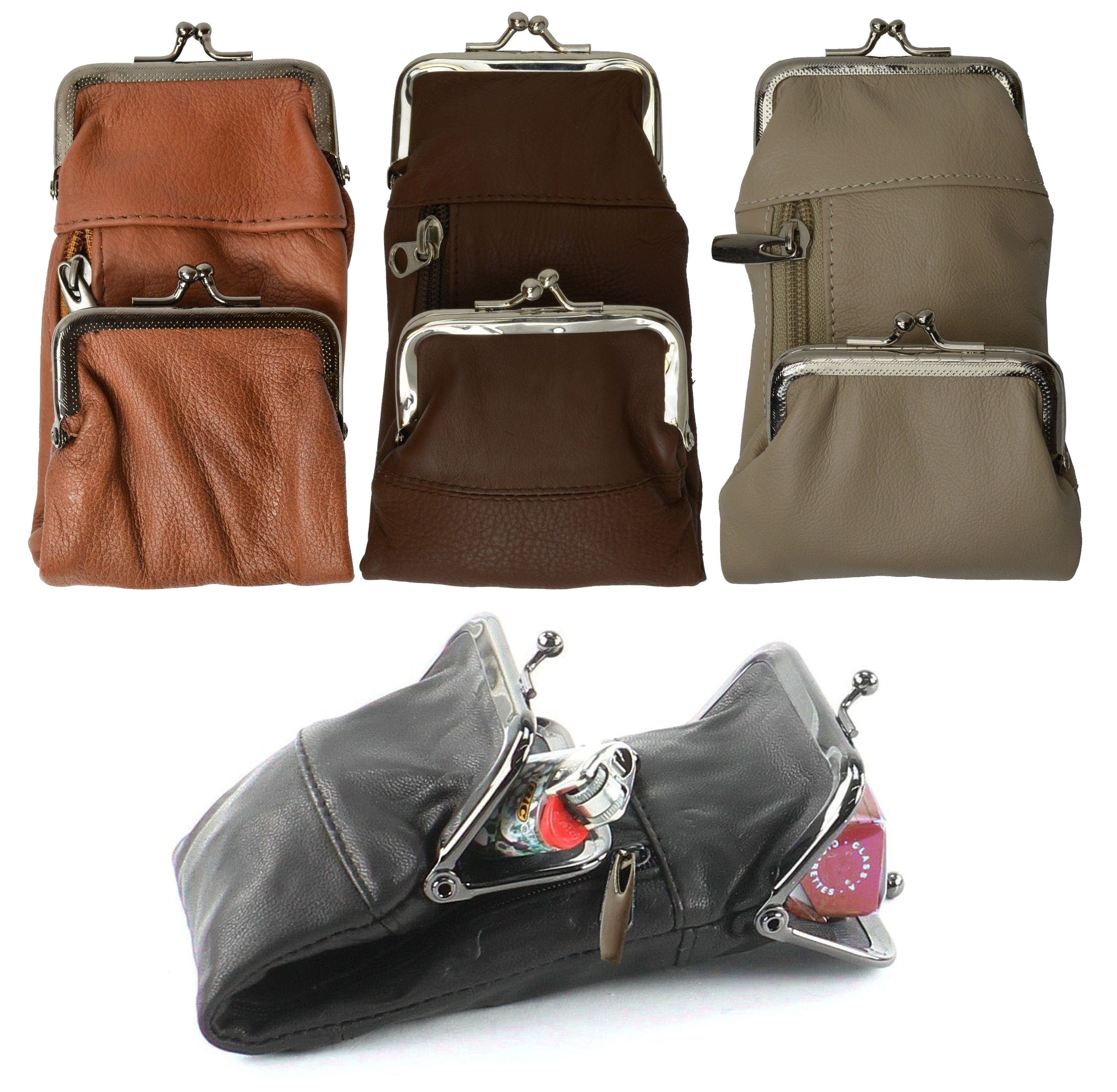Leather Cigarette Pack Holder Pouch Smoke Carrying Case Coin Purse ...