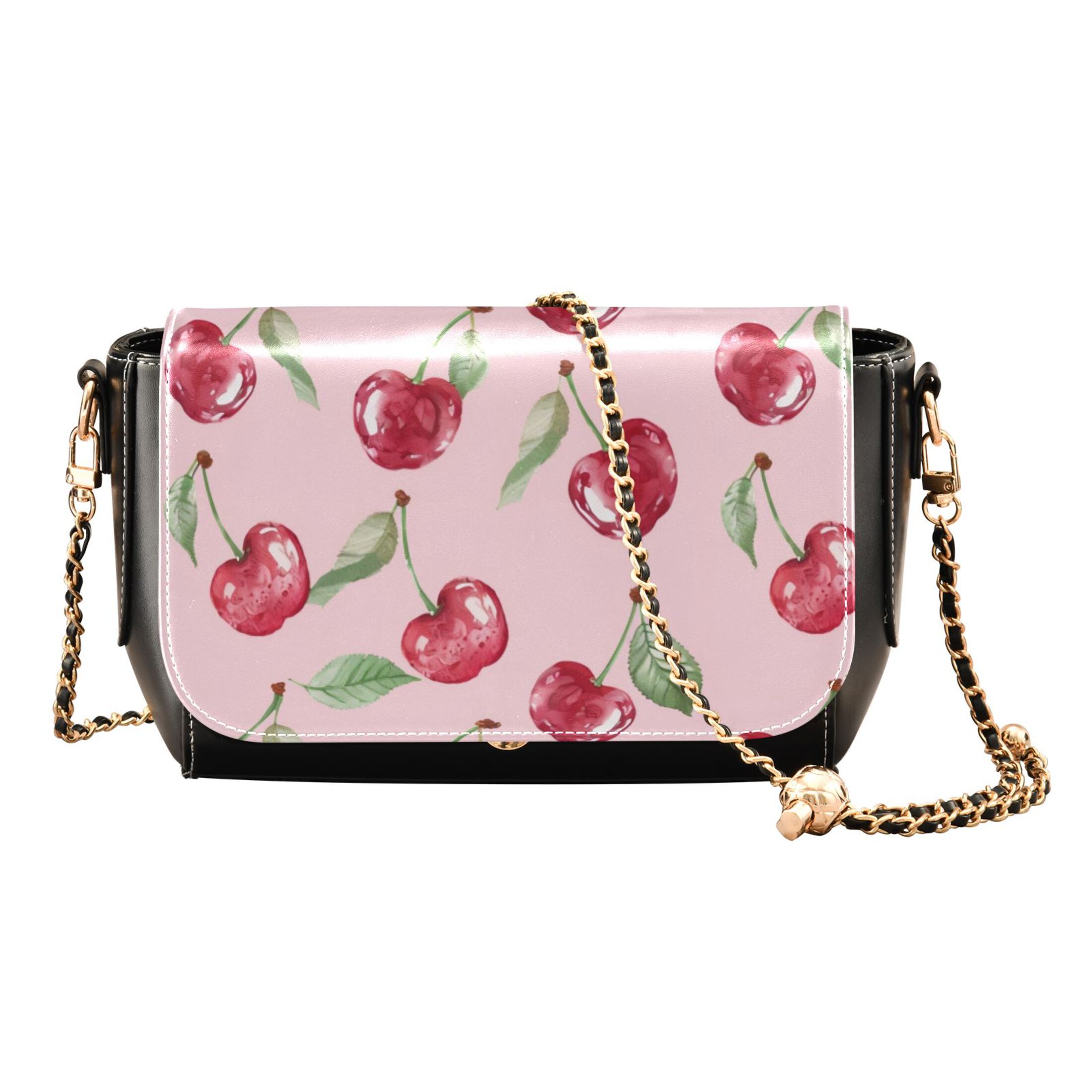 Leather Clamshell Crossbody Bag 10.4x5.5x3.7Inch Women's Crossbody ...