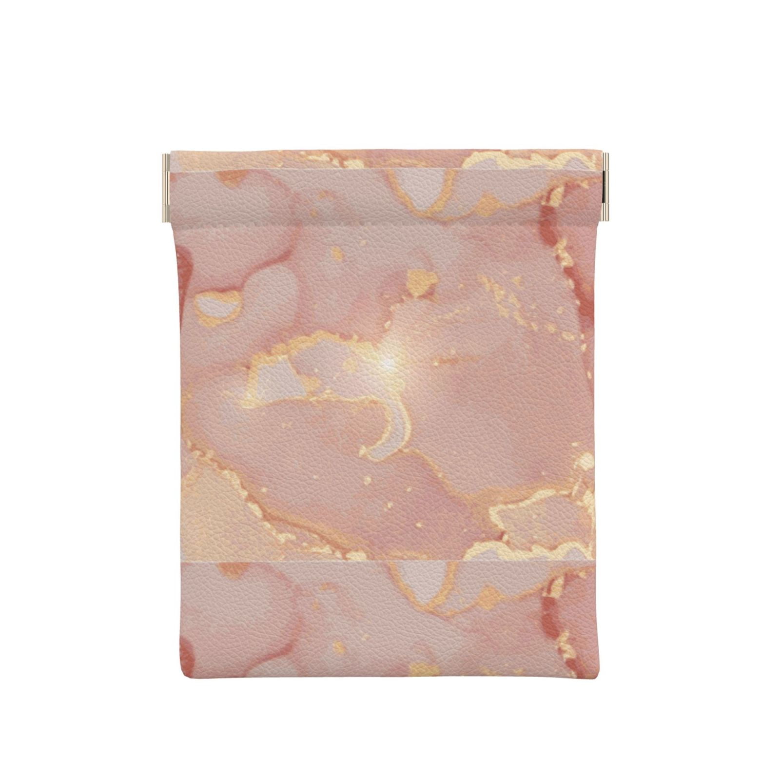 Leather Coin Purse Change Storage Bag 4.3×3.9in Can Store Coins Headset ...