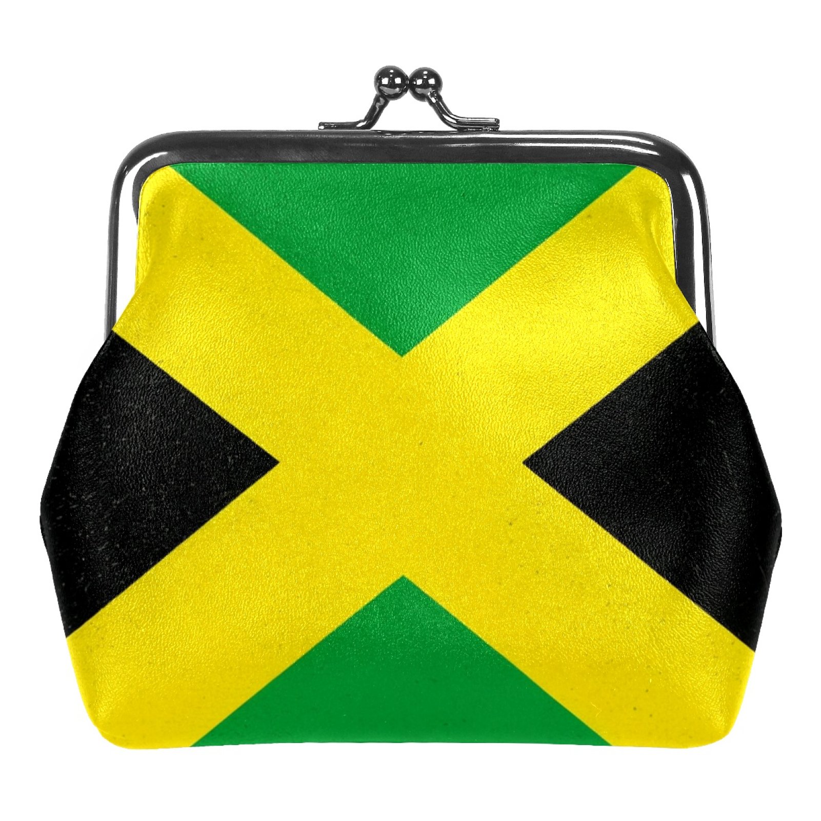 Leather Coin Purses & Pouches,Jamaican Flag Change Purse Small Wallet ...