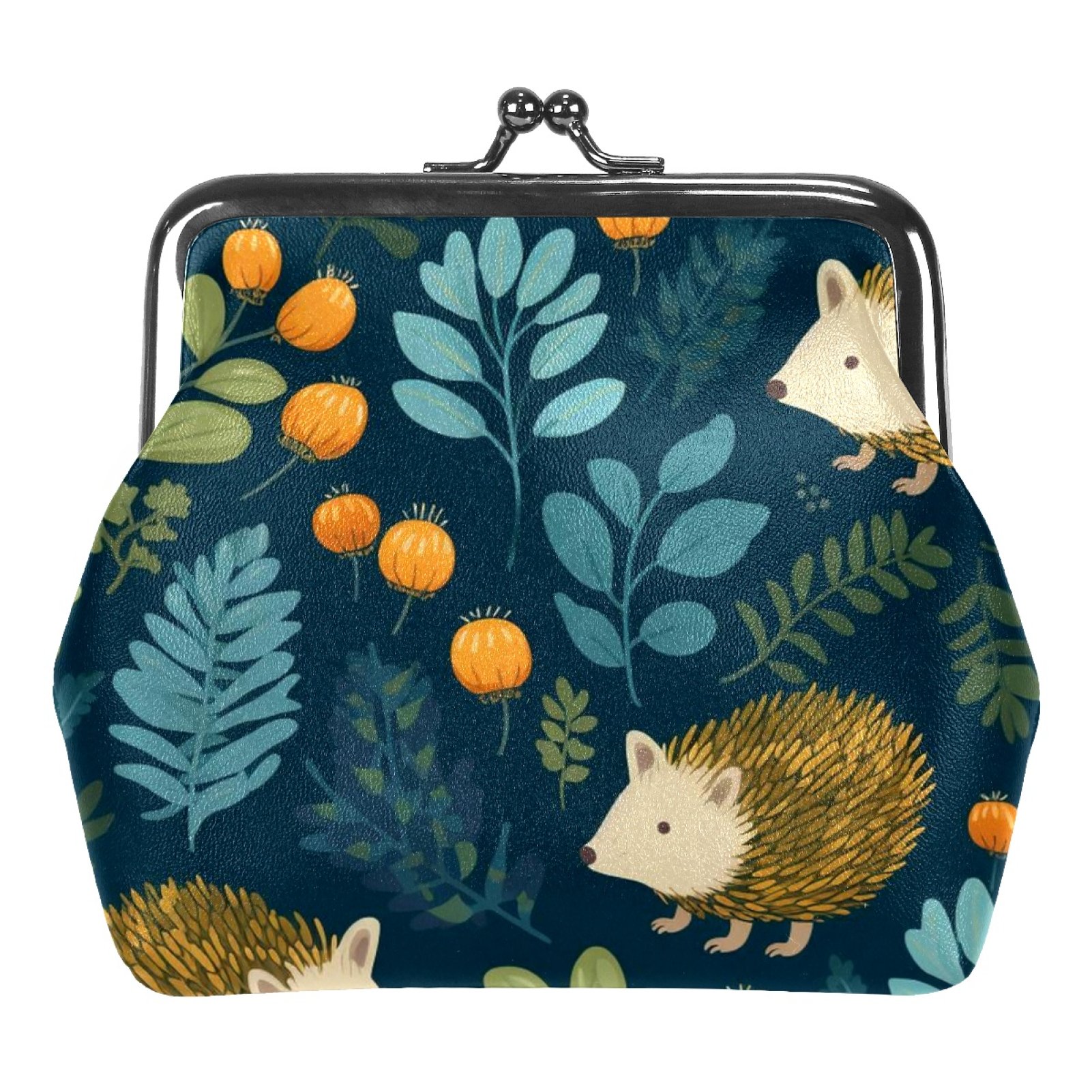 Leather Coin Purses & Pouches,Jungle Animal Change Purse Small Wallet ...