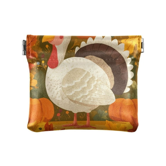 Leather Coin Wallet 4.33x3.74 Inch Portable Coin Wallet Coin Wallet ...