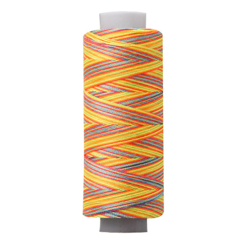 Leather Color Sewing Thread DIY Polyester Gradient Braided Thread 300 ...