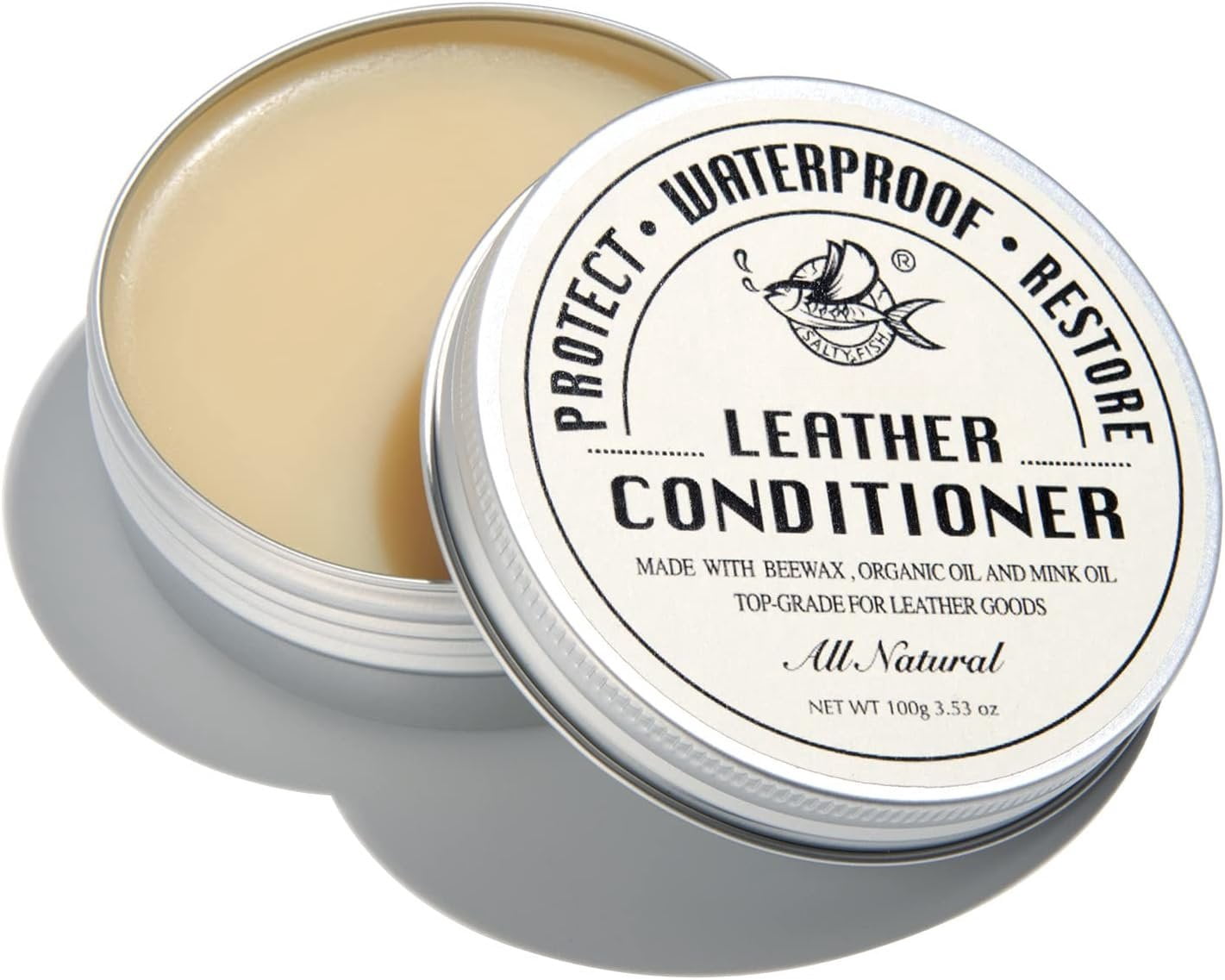 - Leather Conditioner and Cleaner,Made with Oil Beeswax,Protect Soften ...