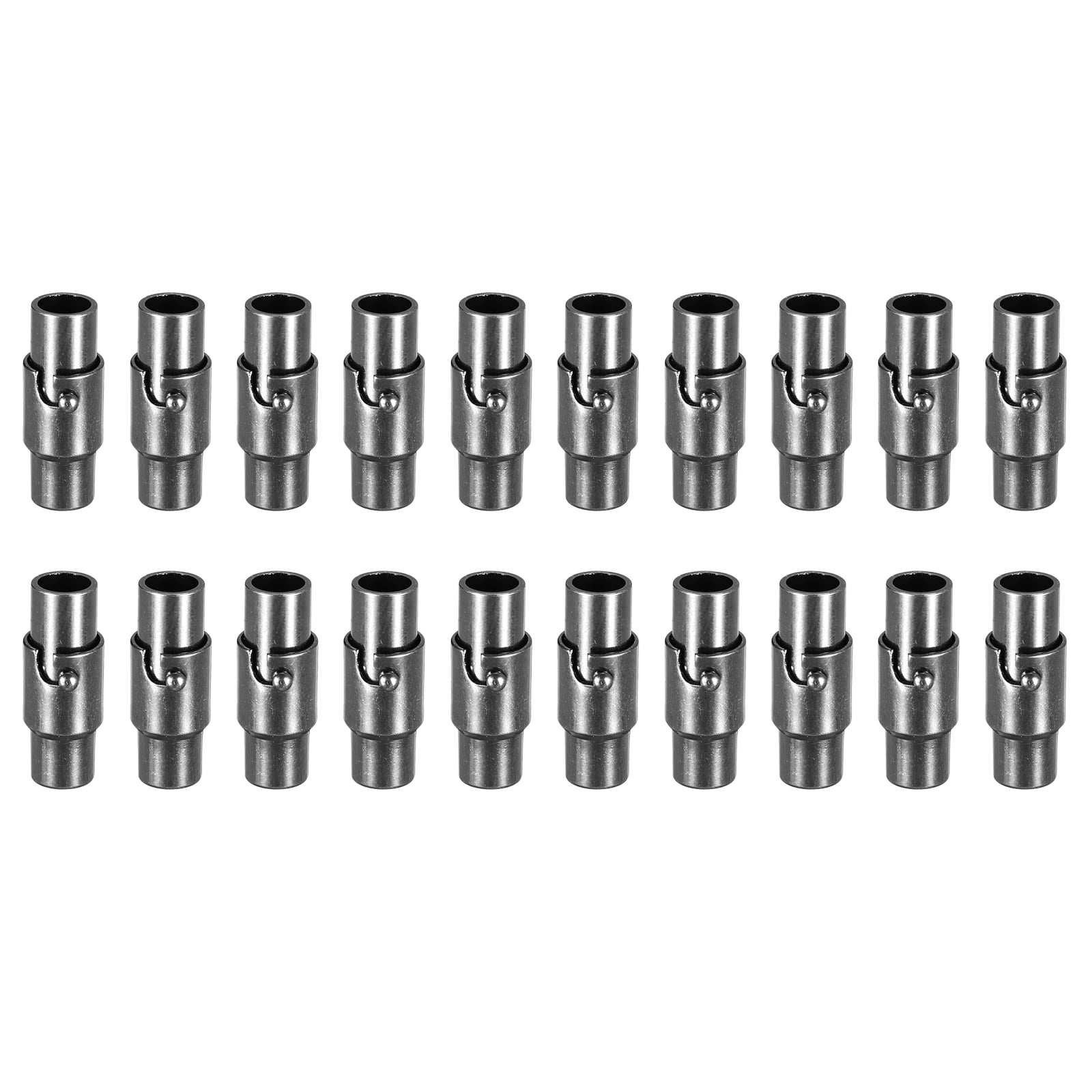 Leather Cord End Clasp, 20Pcs 4mm Hole Leather Clasps for Jewelry ...