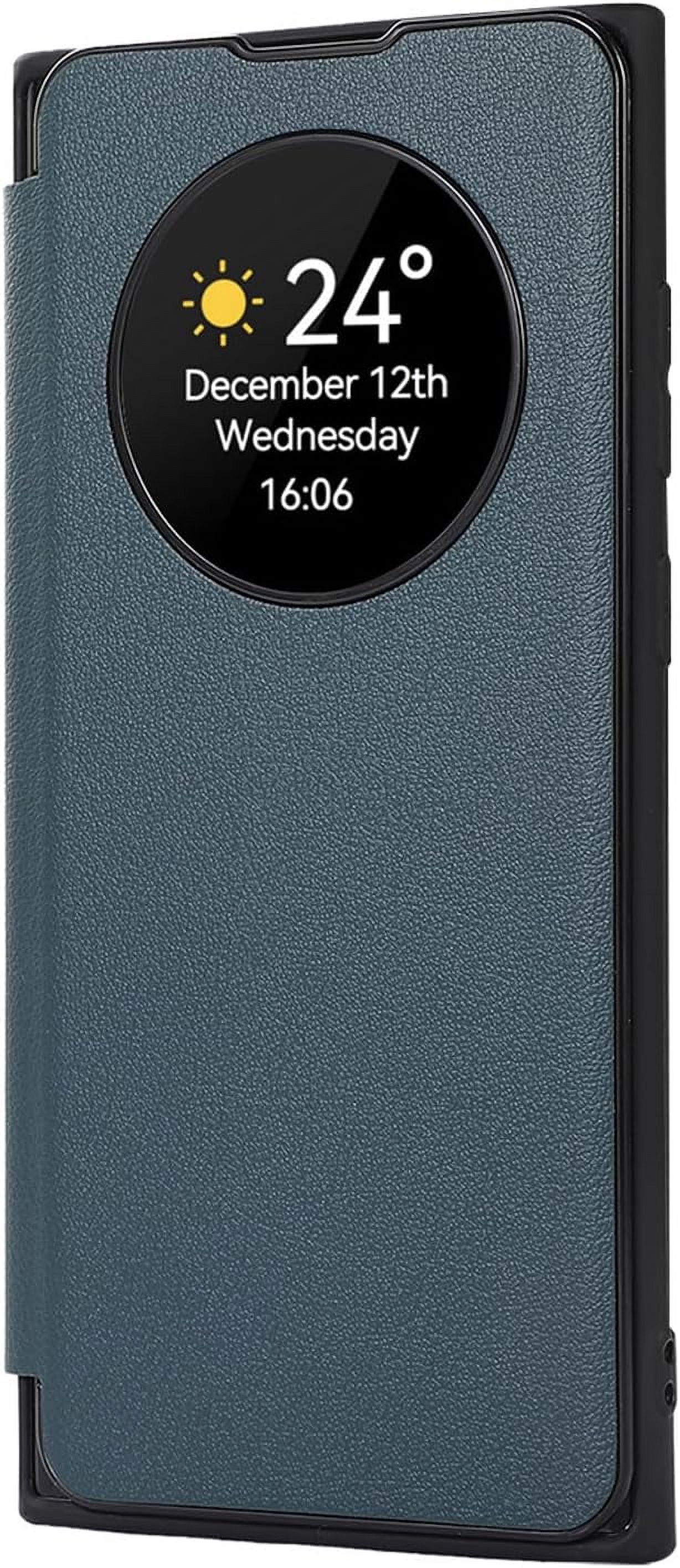 Leather Cover for Samsung Galaxy S24ultra/S24plus/S24, Flip Case Smart ...