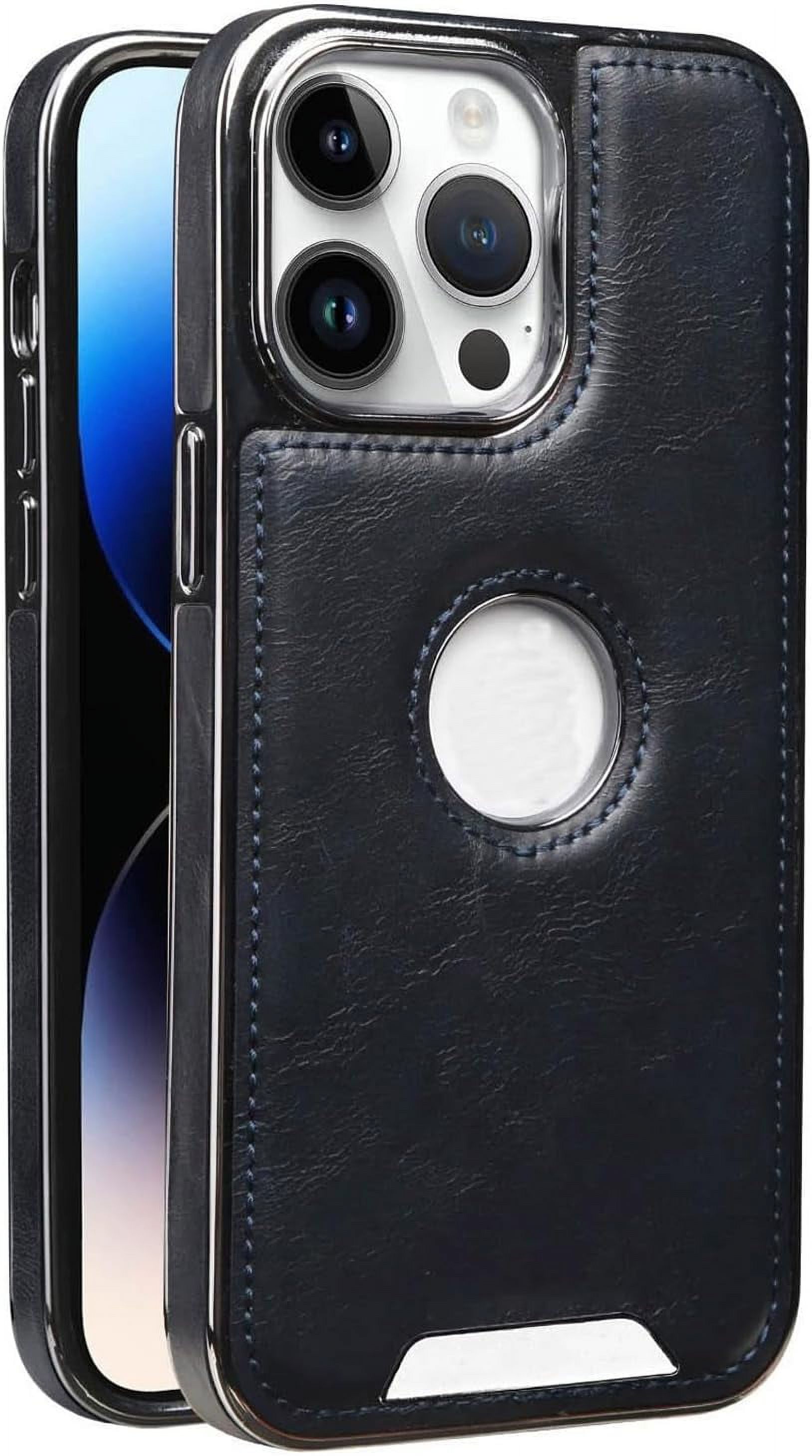 Leather Cover for iPhone 15Pro Max/15 Pro/15 Plus/15,Luxury Full Lens ...