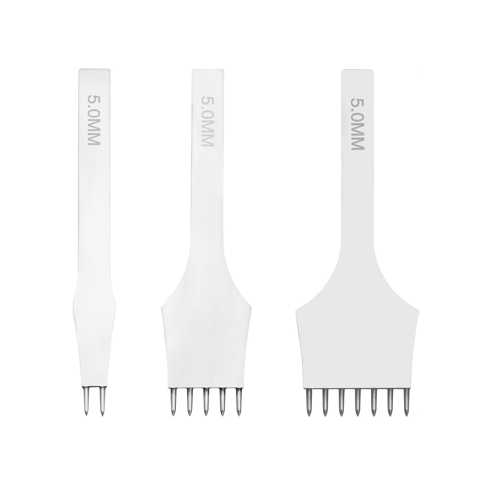 Leather Craft Hole Punches Lacing Stitching Punches Tool 2/5/7 Prong ...