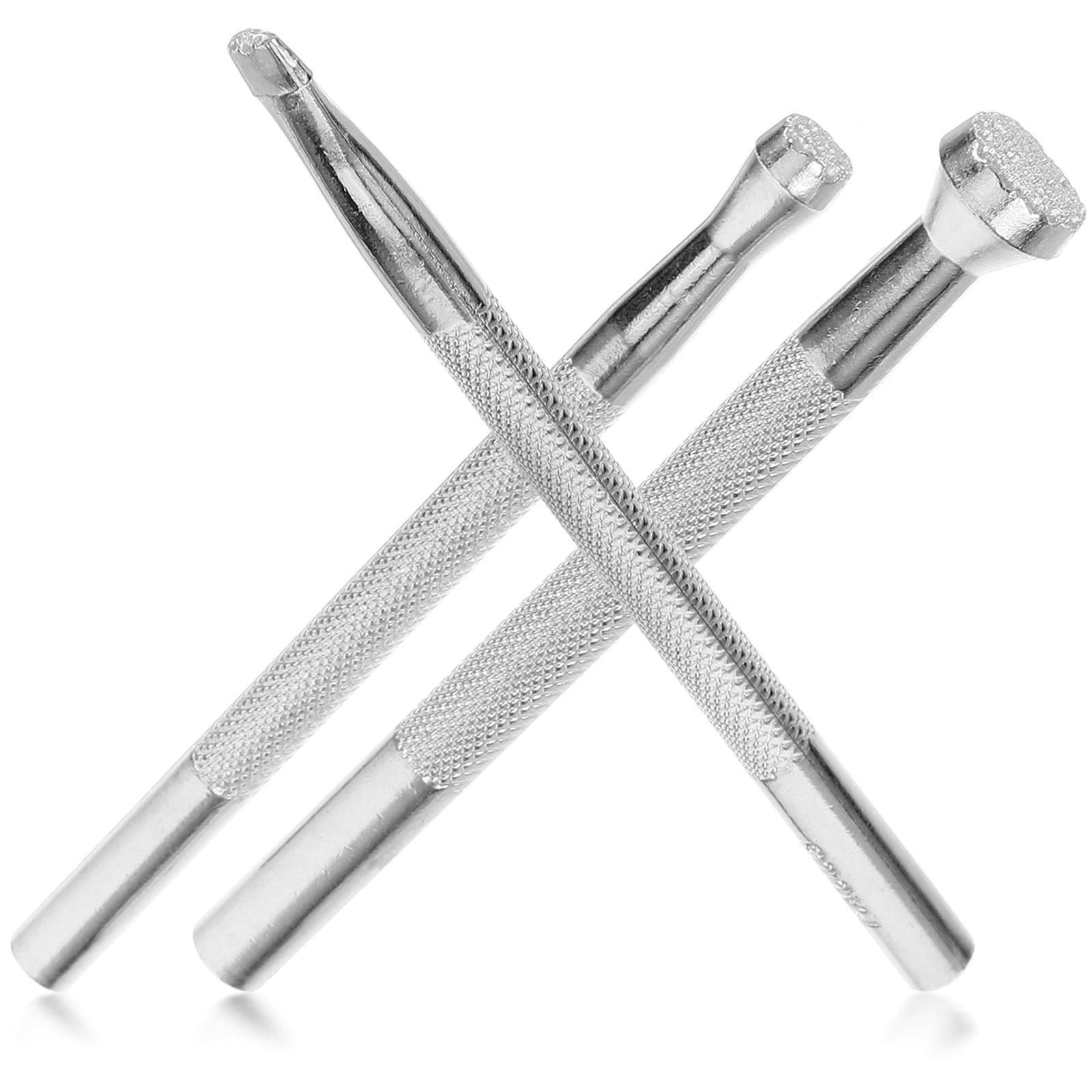 LULULION Durable Metal Construction Leather Stamping Tool Silver 3Pcs 3 ...