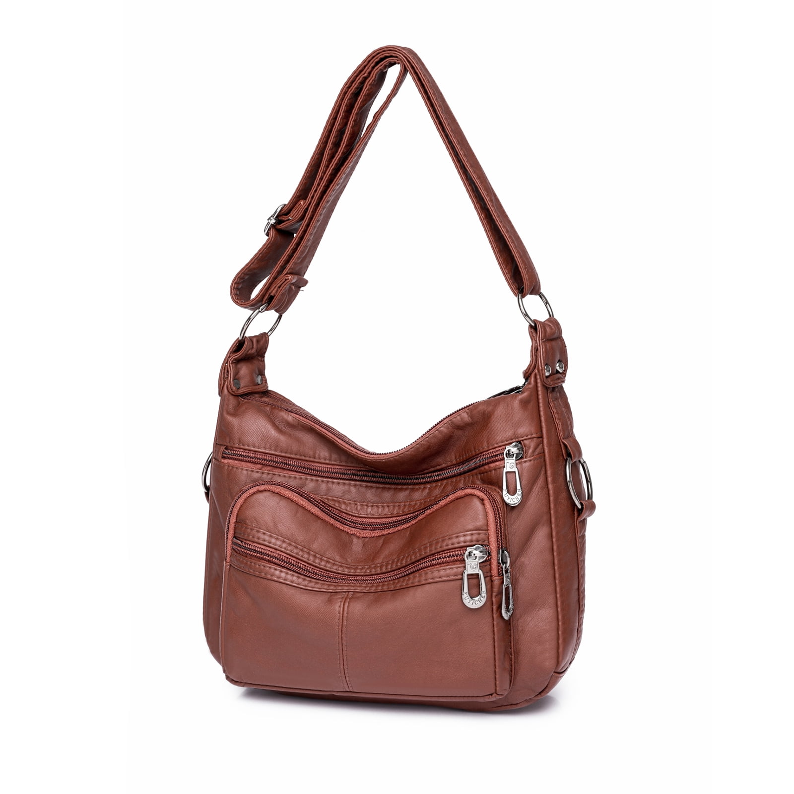 Leather Crossbody Tote Bags for Women Shoulder Purse Leather Handbags ...