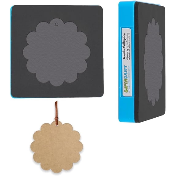 Leather Cutting Dies Gift Tags Die Cutter Flower-Shaped Labels Wooden ...