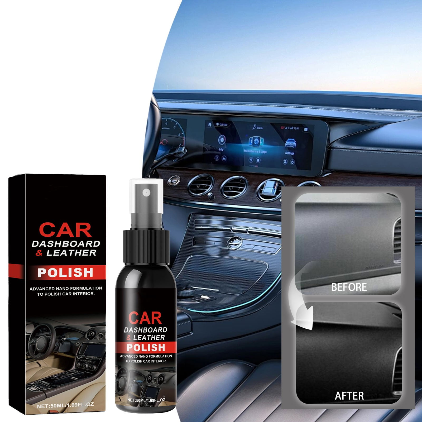 Leather Deep Nourishing High Gloss Care Agent Revitalize Your Interior ...