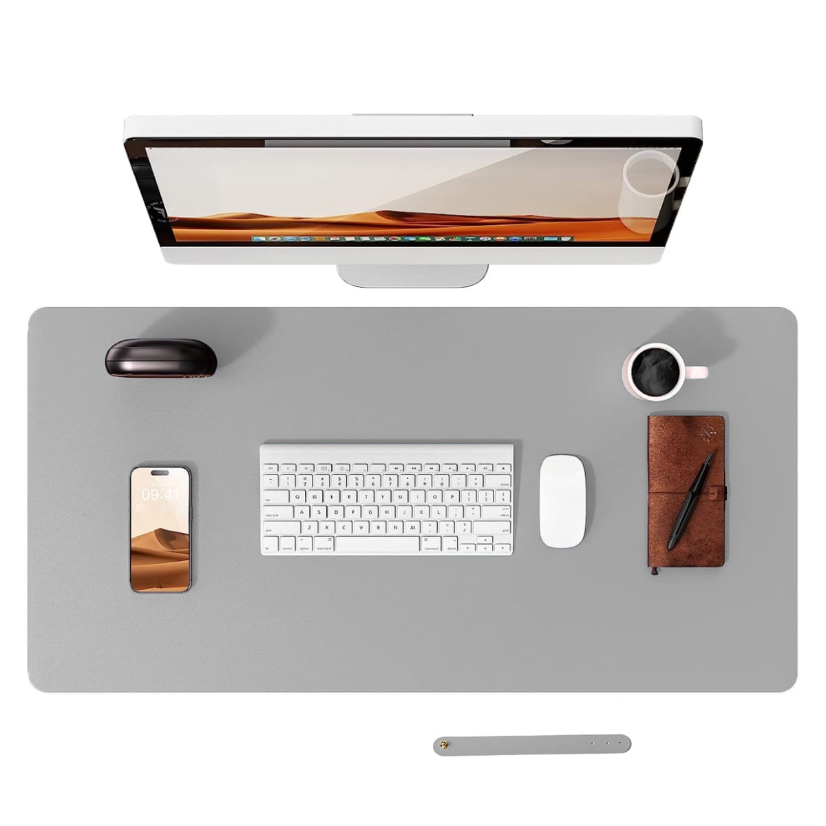 Leather Desk Mat, Desktop Mat, Waterproof Mat For Desktop, Keyboard And ...