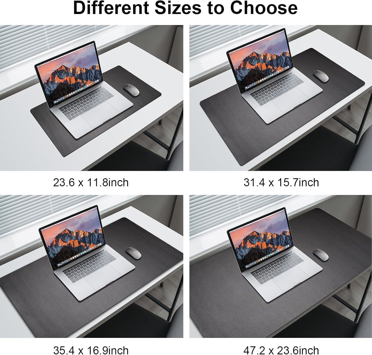 Leather Desk Pad Protector, Large Pads for Top of Desks, Waterproof ...