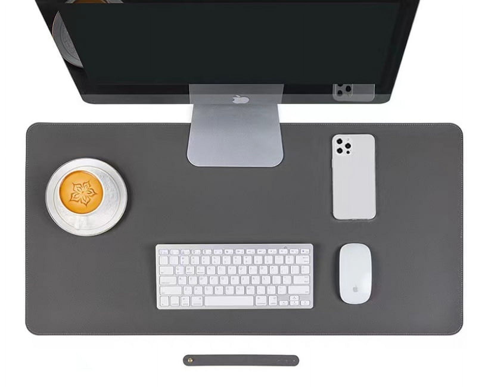Leather Desk Pad Protector, Office Desk Mat, Large Mouse Pad, Non-Slip ...