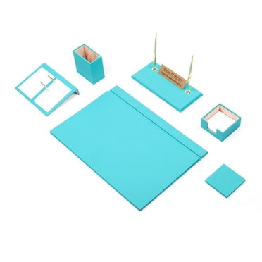 Desk Organizers - Desk Accessories - Leather Desk Organizer - Bonded ...