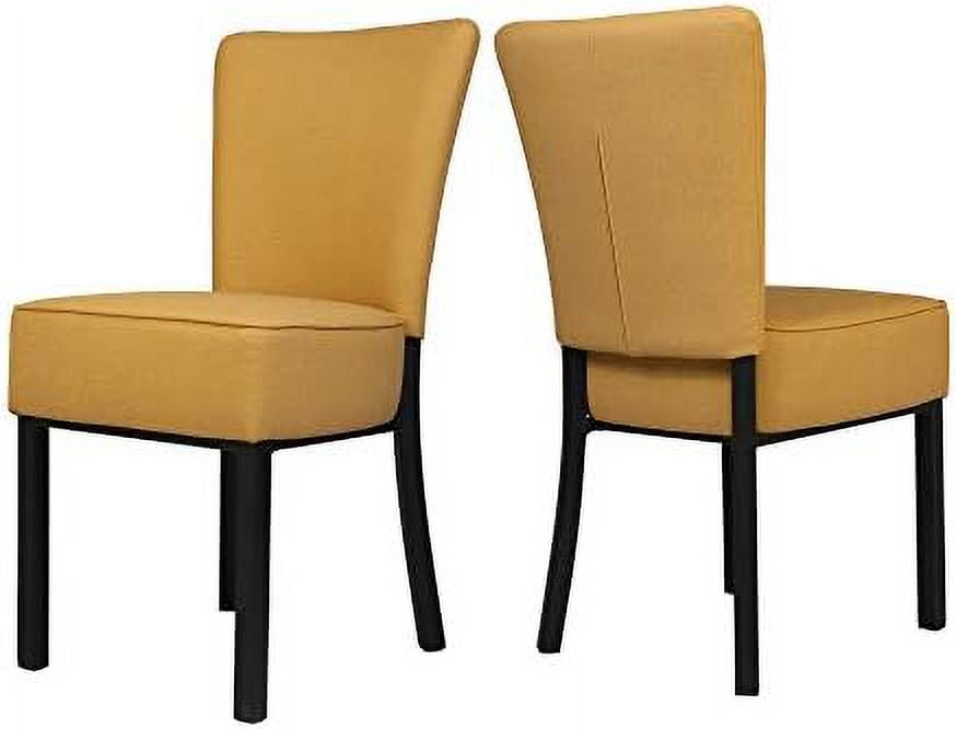 Leather Dining Chairs Modern Kitchen Room Chairs with Upholstered Fully ...