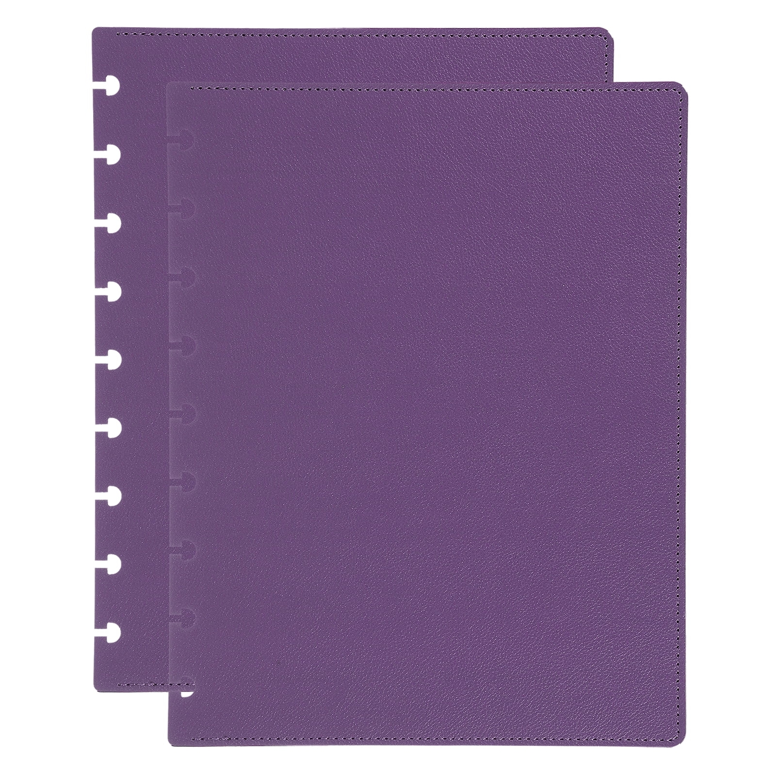 Leather Discbound Notebook Cover, Medium Size Disc Planner Cover for ...