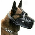 Leather Doberman Muzzles Defense Pet Muzzles Medium and Large Dogs Anti ...