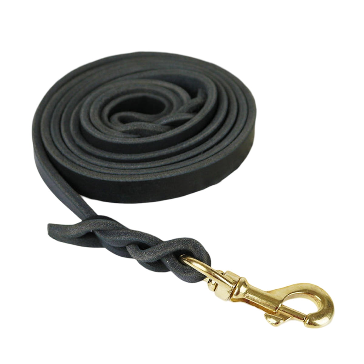 Leather Dog Leash For Large And Medium Dogs Heavy Duty Dog Training ...