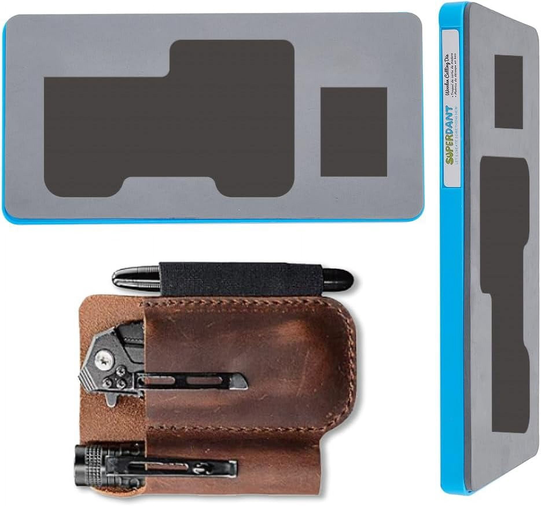 Leather EDC Cutting Dies EDC Storage Bag Die Cutter Key Case Holder ...