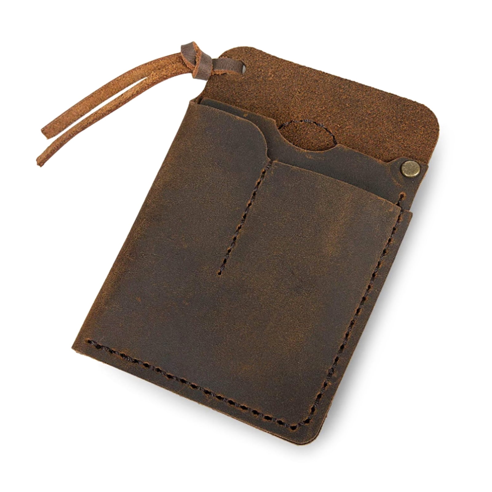 Leather EDC Pocket Organizer Men Handmade Sheath Knife Holster Pouch ...