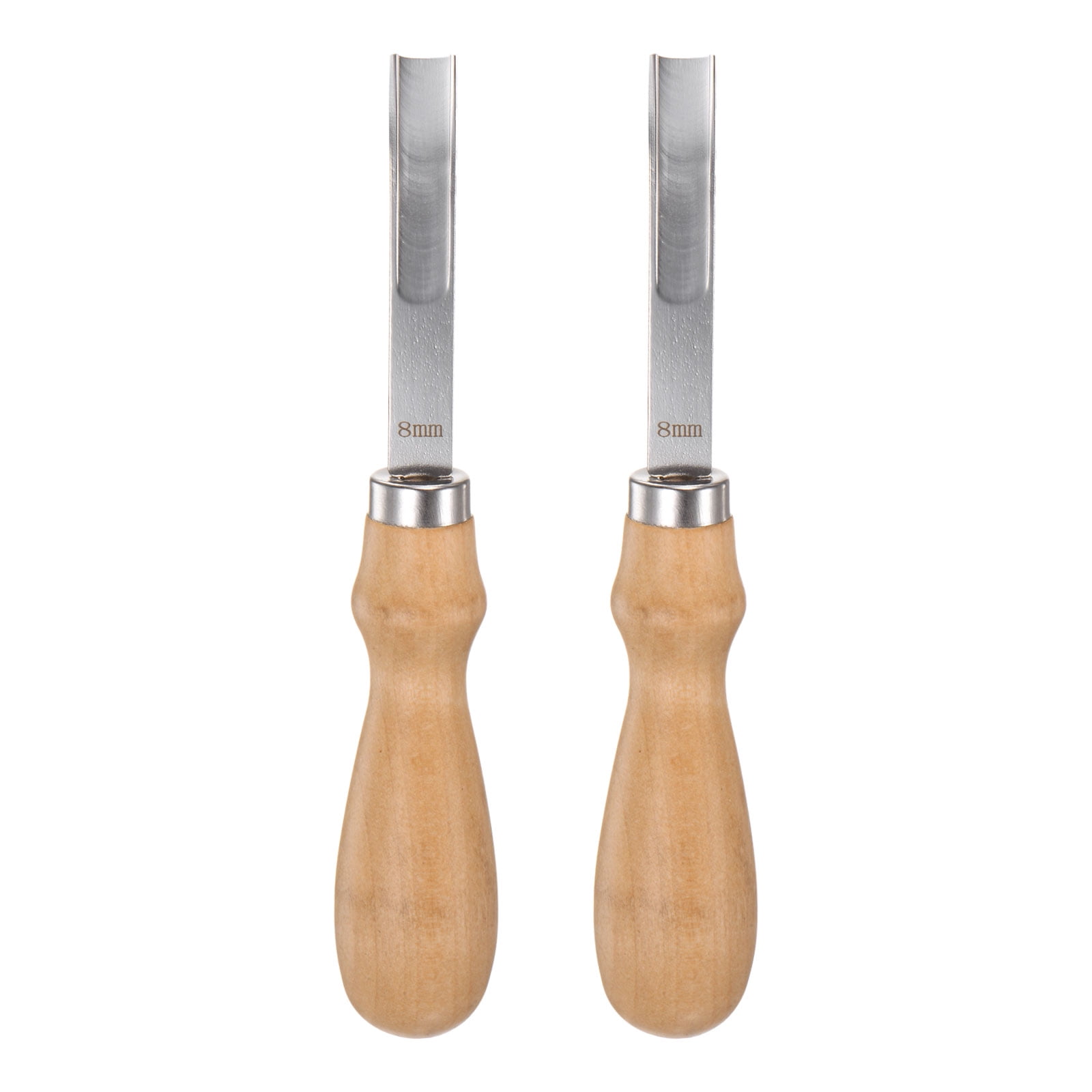 Leather Edge Bevelers Tool Stainless Steel 8mm for Leather Crafting, 2 ...
