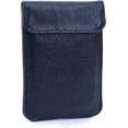 Leather Faraday Bag RFID Cell Phone Signal Blocking/Jammer Pouch Bag ...