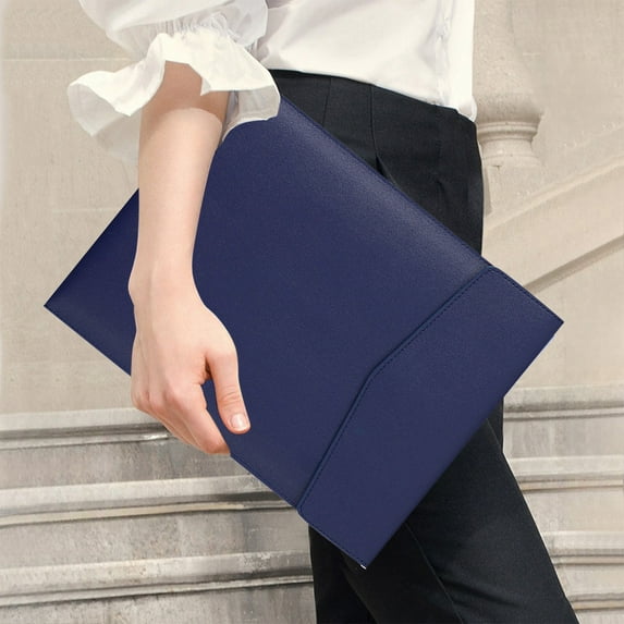 Leather File Folder, Vertical Document HolderFile Organizer with Snap ...