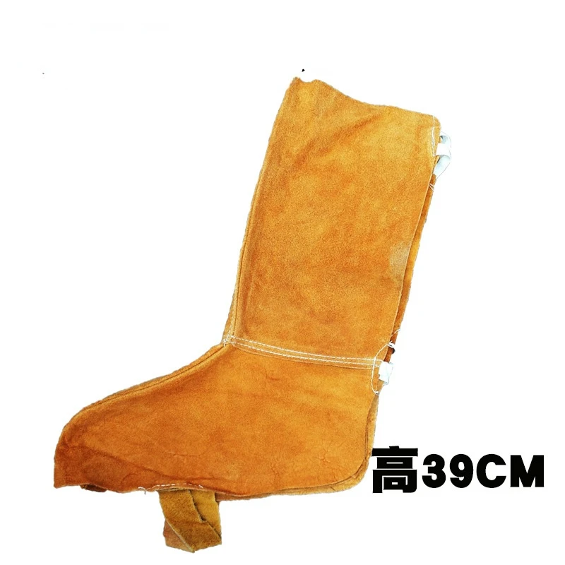 Leather Flame Retardant Welding Spats Safety Boot Flame Heat Abrasion ...