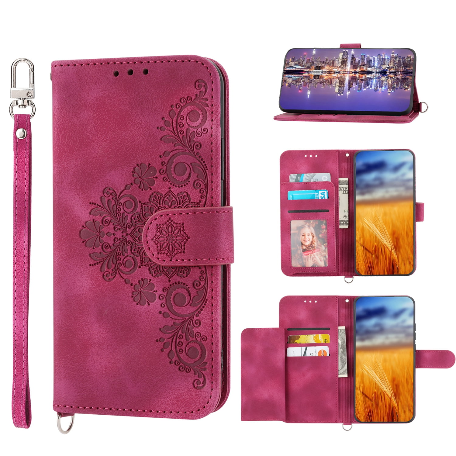 Leather Flip Wallet Case For Sharp Sumaho 6 Sharp Aquos R7/P7 Aquos R6 ...