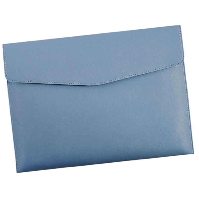 Leather Folder Water Document Organiser Carrying Case With Button ...