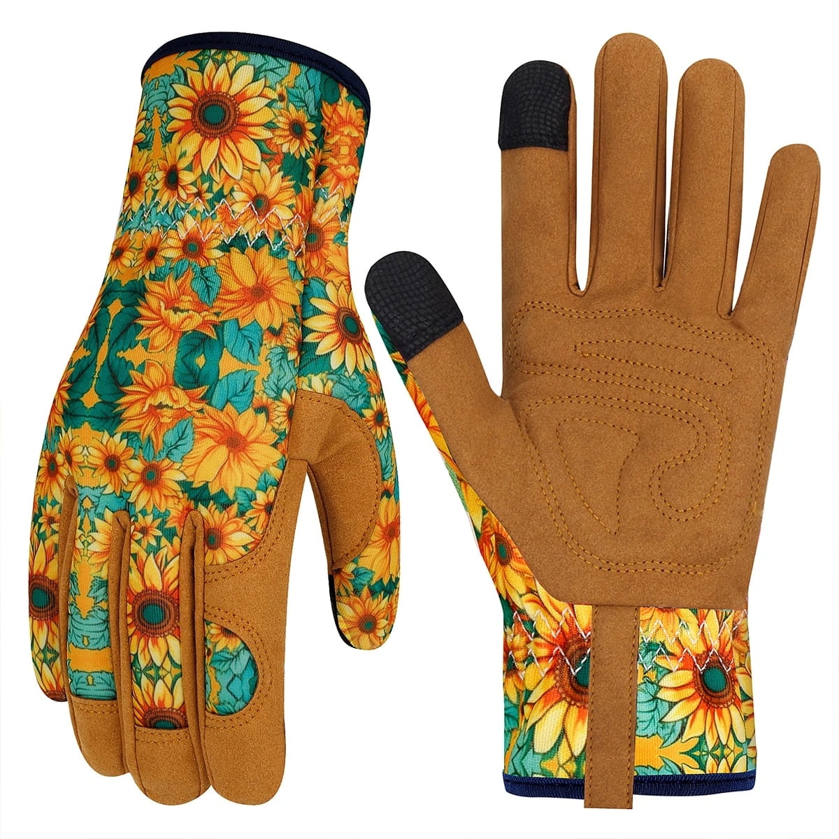 Leather Gardening Gloves For Women Thorn Proof Garden Gloves Touch ...