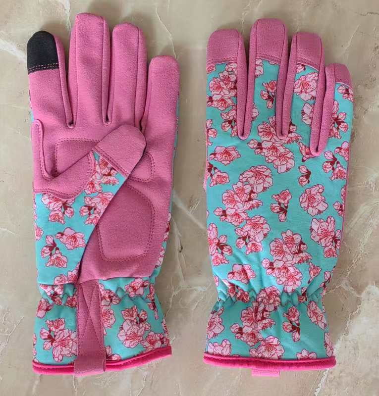 Leather-Gardening-Gloves for Women -Thorn-Proof Work-Gloves for Weeding, Digging, Planting ...