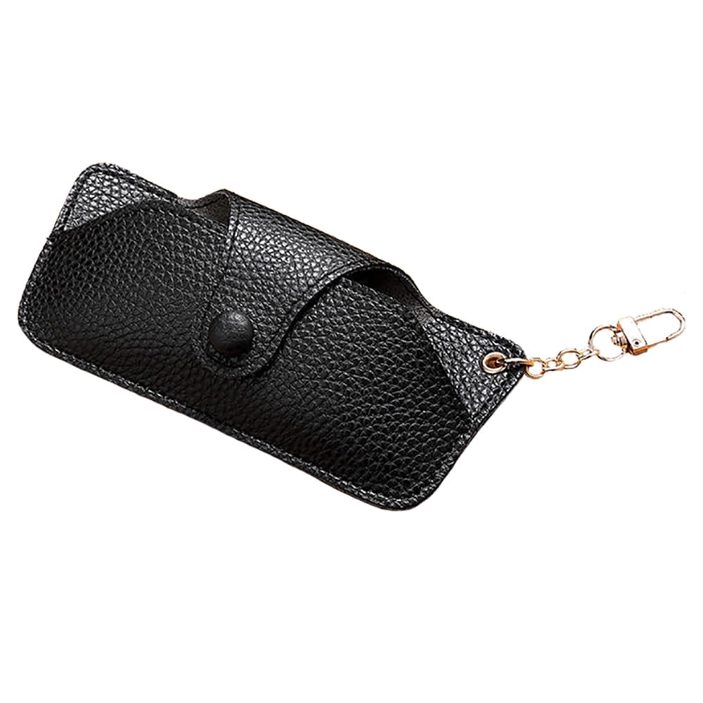 Leather Glasses Case Holder Portable Slim Sunglasses Pouch Soft ...