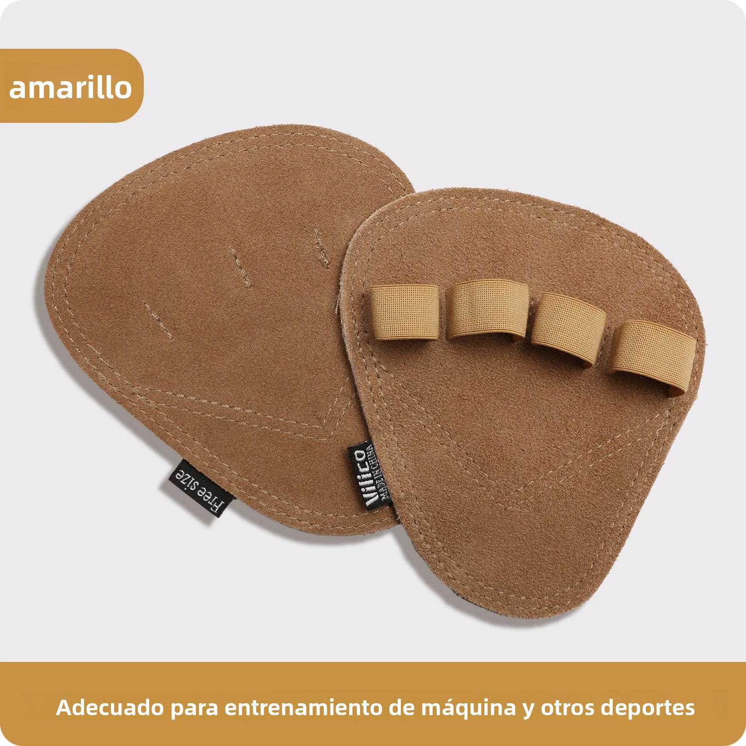 Leather Gloves for Weightlifting and Sports Training, Palm Protection ...