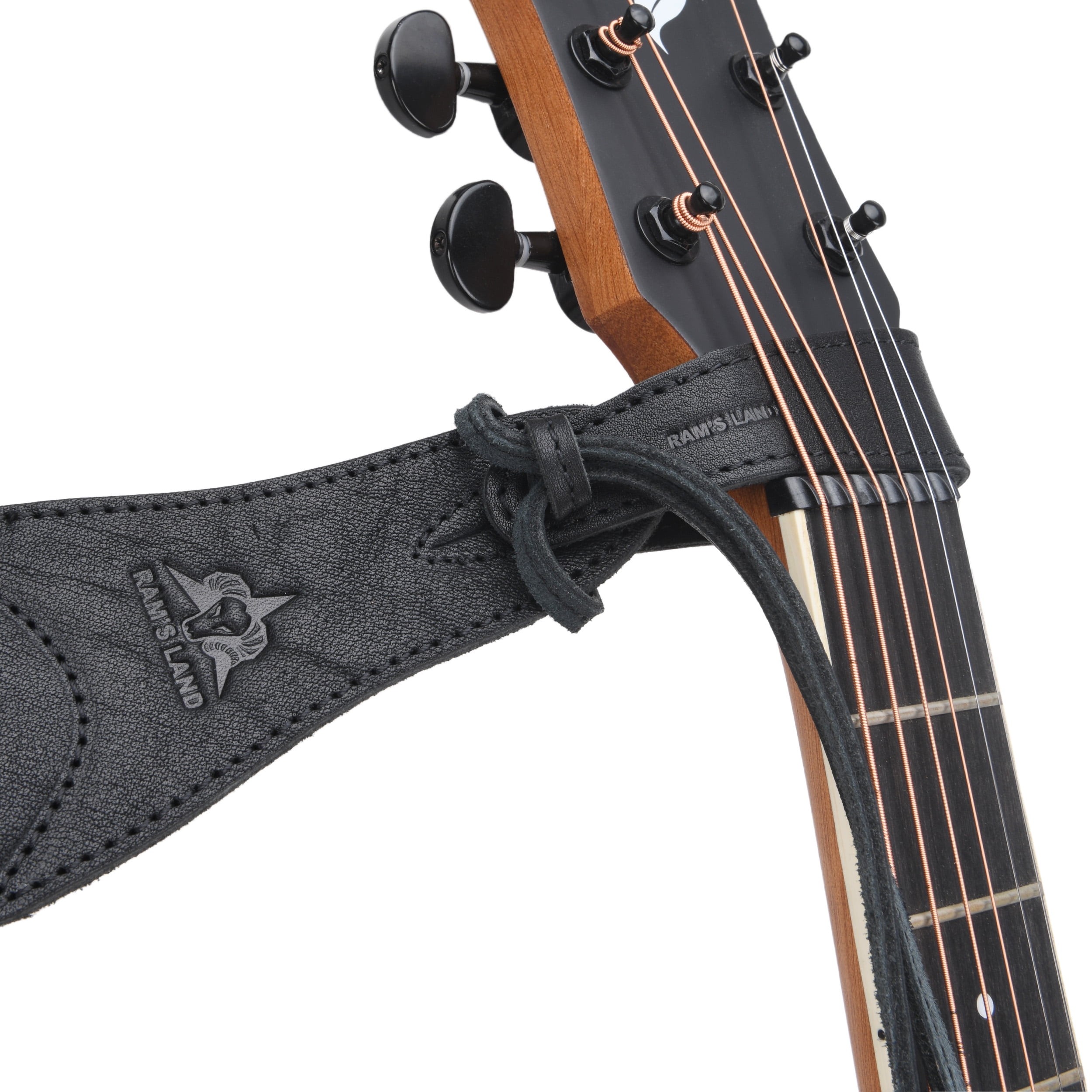 Leather Guitar Neck Strap Lock Guitar Strap Button, Headstock Adapter ...
