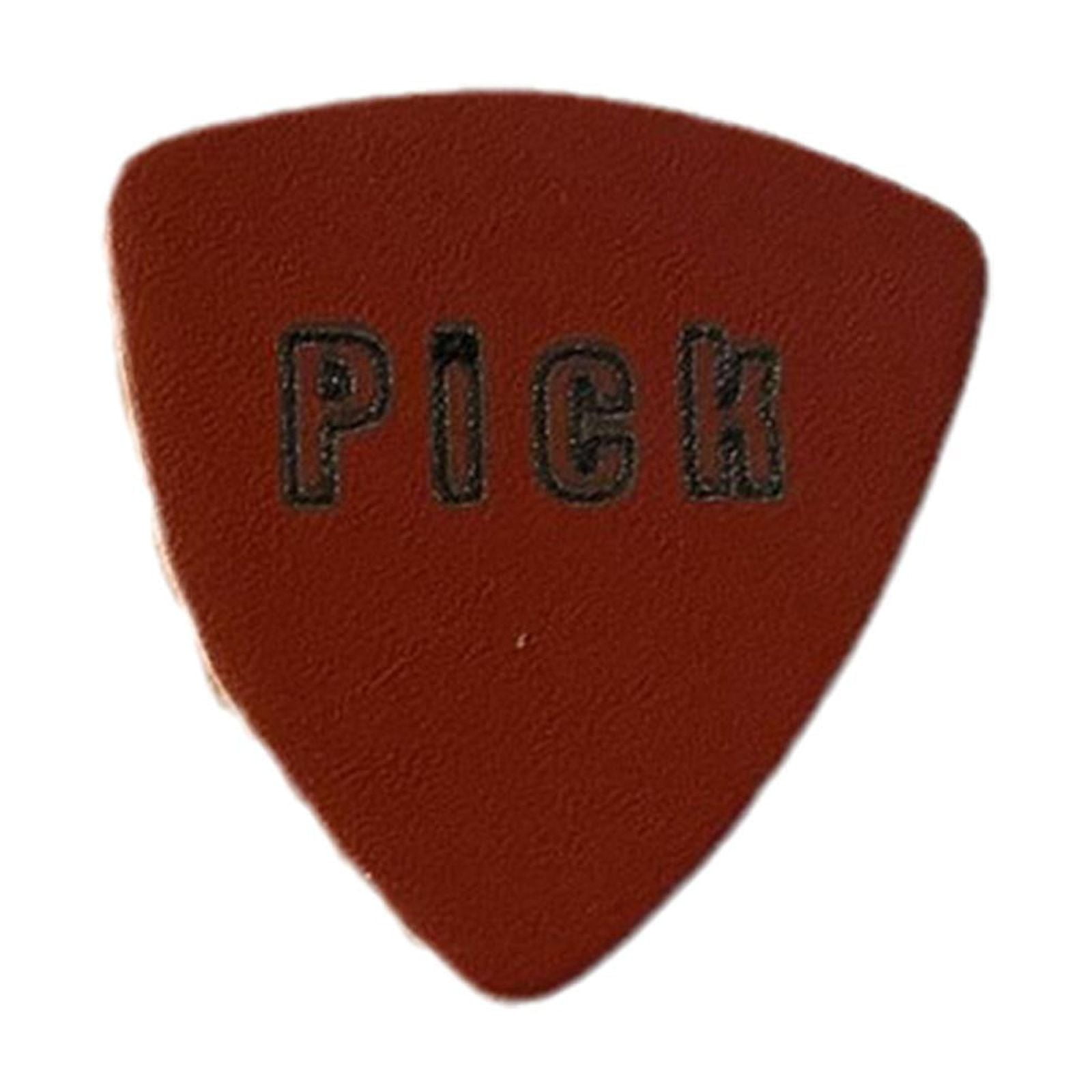 Leather Guitar Picks Various Colours Bass Ukulele Plectrum Genuine Lot ...