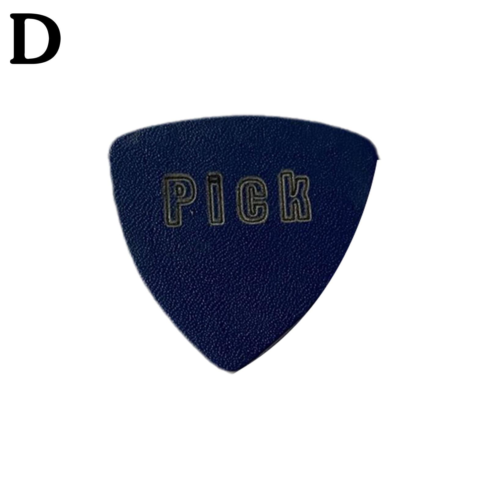 Leather Guitar Picks Various Colours Bass Ukulele Plectrum Leather ...