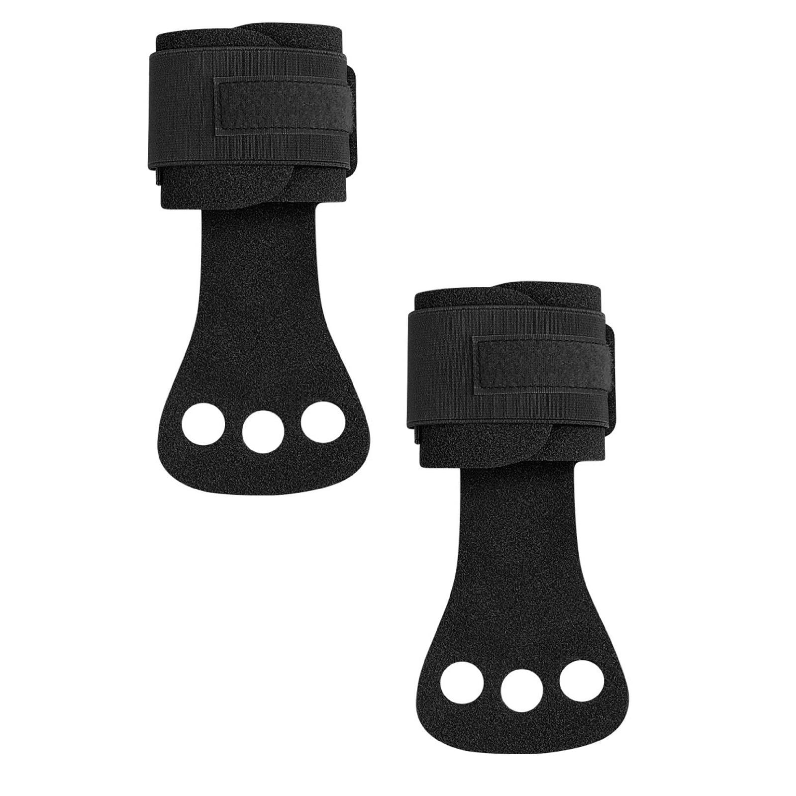 Leather Gymnastics Hand Grips, Professional Three Hole Gymnastics Hand ...