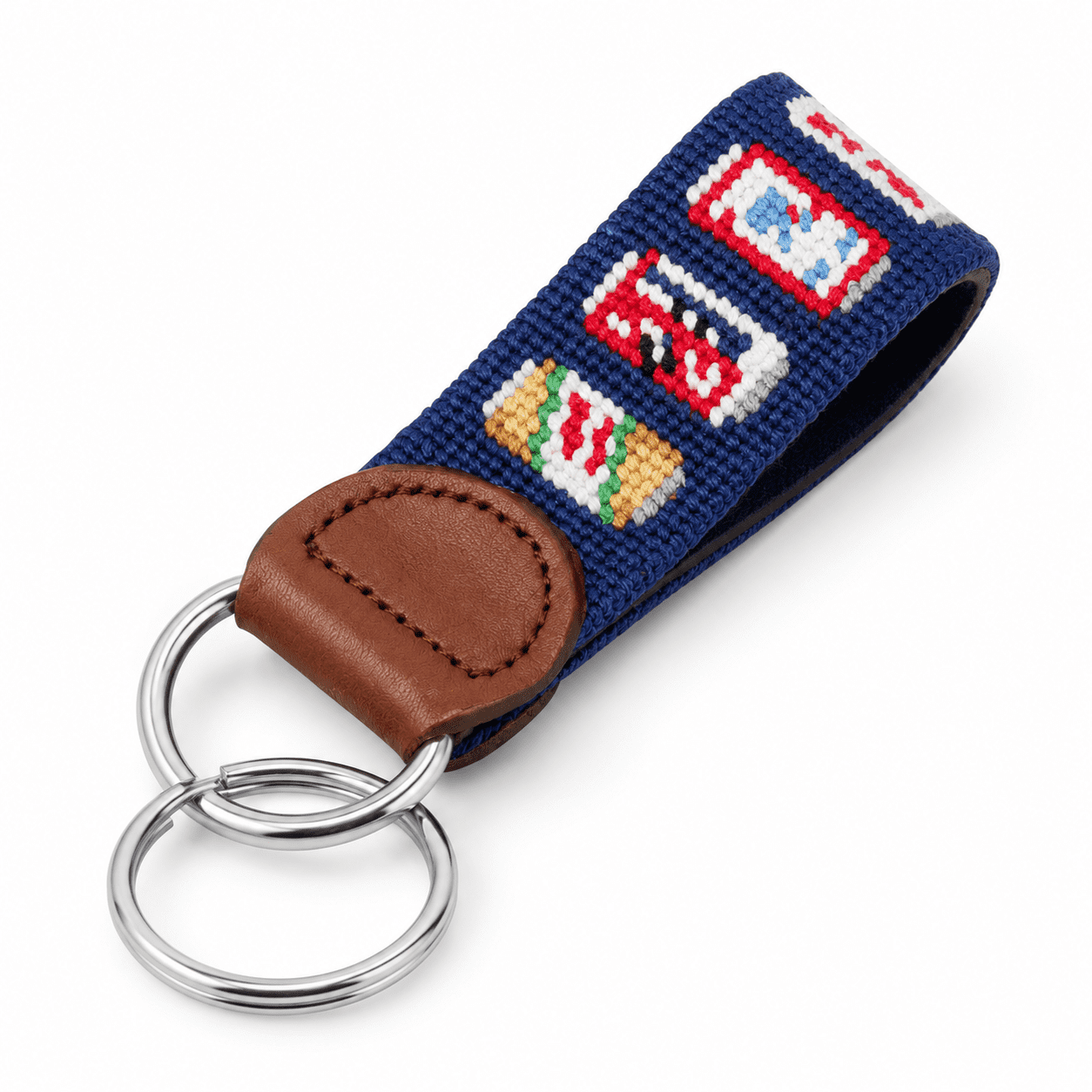 Leather Hand-stitchedpoint Key Fob Or Chain - Walmart.com
