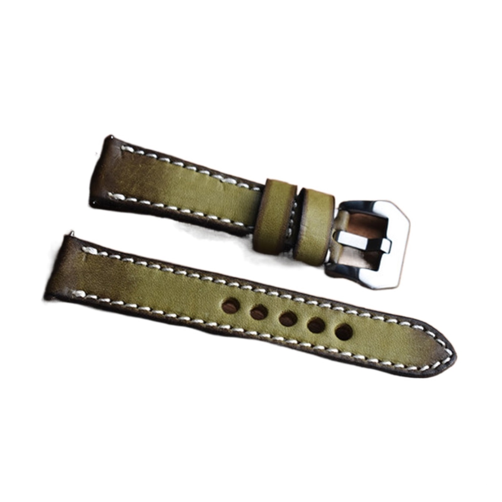 Leather Handmade Men Watchband 18mm 20mm 22mm 24mm Leather Watch Straps ...