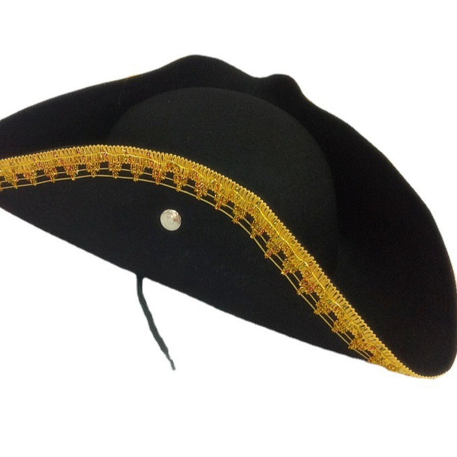 Leather Hat Adjustable Tricorn Style For Adult Accessories Womens Hats Hats with Fashion Hats ...