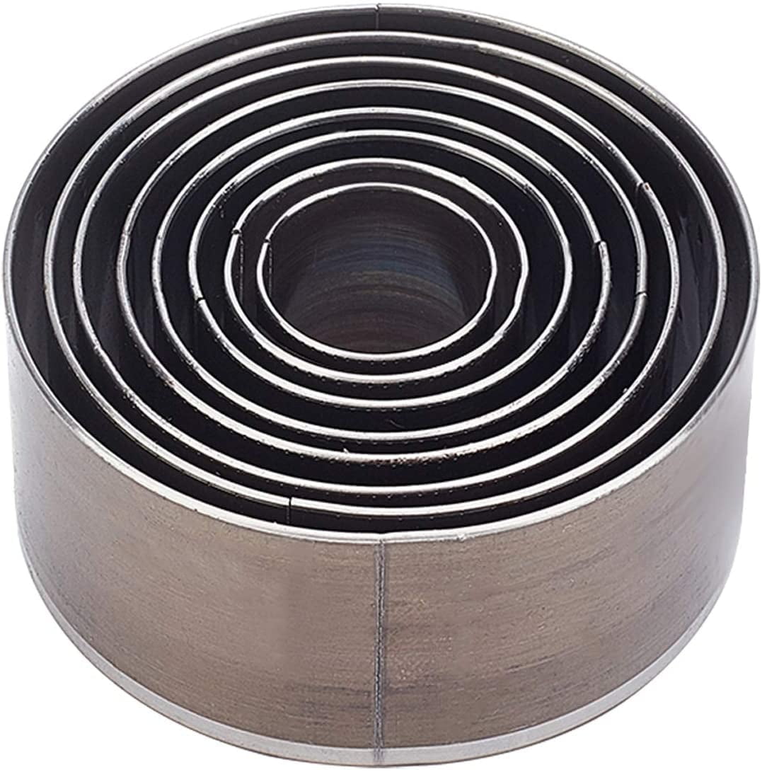 SUNNYCLUE Leather Hole Punch Die Set, 8 Sizes, High Carbon Steel Circle ...